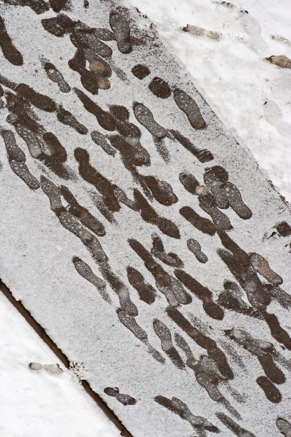Footprints in snow stock image. Image of city, frost - 51788945 Footprints in snow stock image. Image of city, frost - 51788945