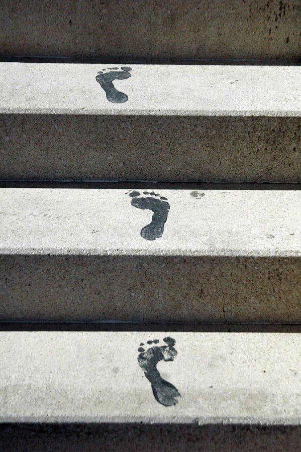 Footsteps stock photo. Image of climbing, foot, toes - 13002612