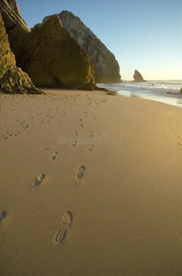 Footsteps stock photo. Image of footsteps, summer, landscape - 19659590