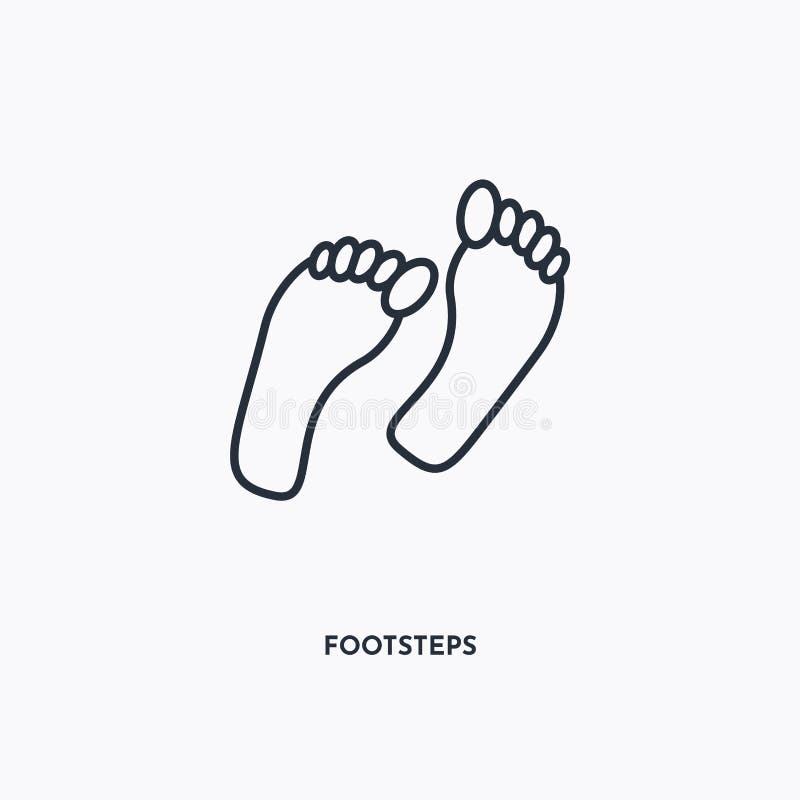 Linear Footsteps Stock Illustrations – 1,042 Linear Footsteps Stock ...