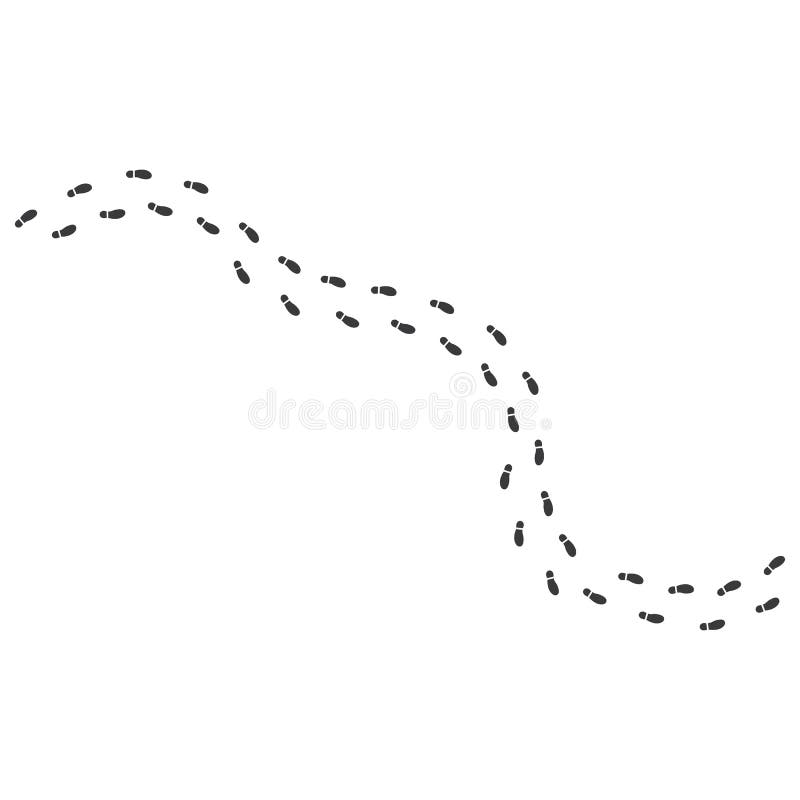 Footsteps Route Stock Illustrations – 153 Footsteps Route Stock ...
