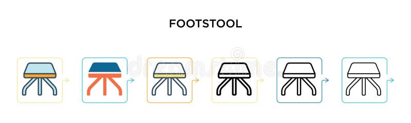 Footstool Vector Stock Illustrations – 233 Footstool Vector Stock ...