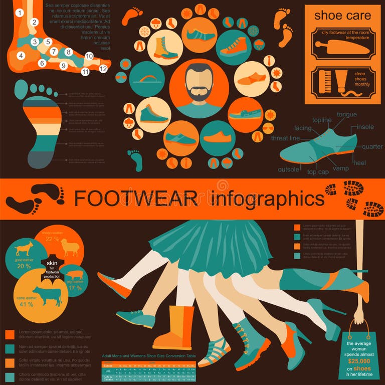 Footwear Elements Icons Stock Illustrations – 1,405 Footwear Elements ...