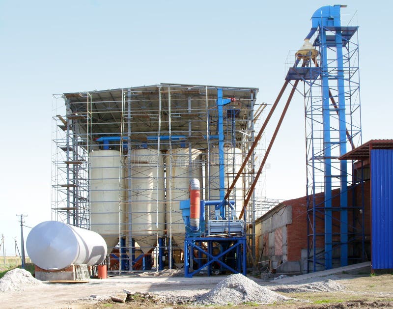 A forage factory stock image. Image of forage, drum, food - 9644479