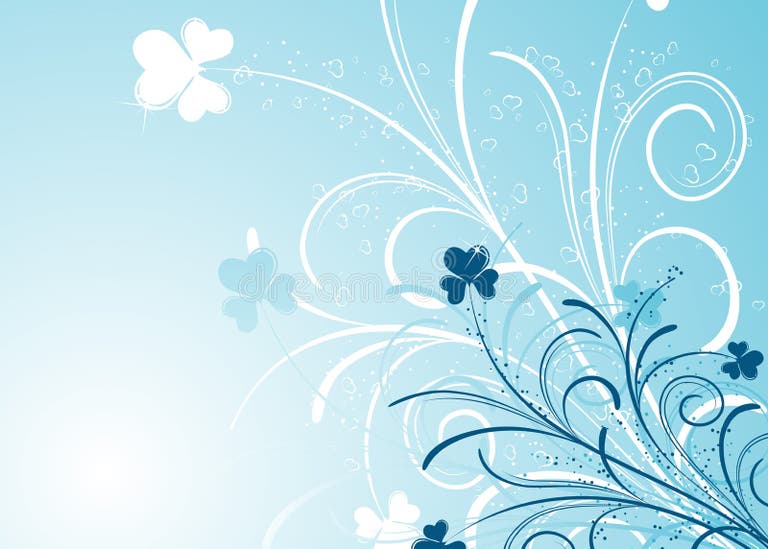 Foral background, vector stock vector. Illustration of drawing - 1771955