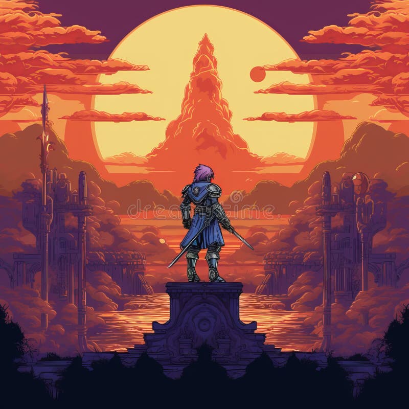 Foras: a 16-bit Fire Emblem Style Illustration in a Beautiful Setting ...