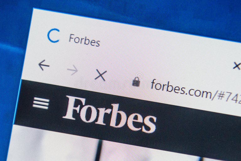 Forbes.com Web Site. Selective Focus. Editorial Stock Image - Image of ...