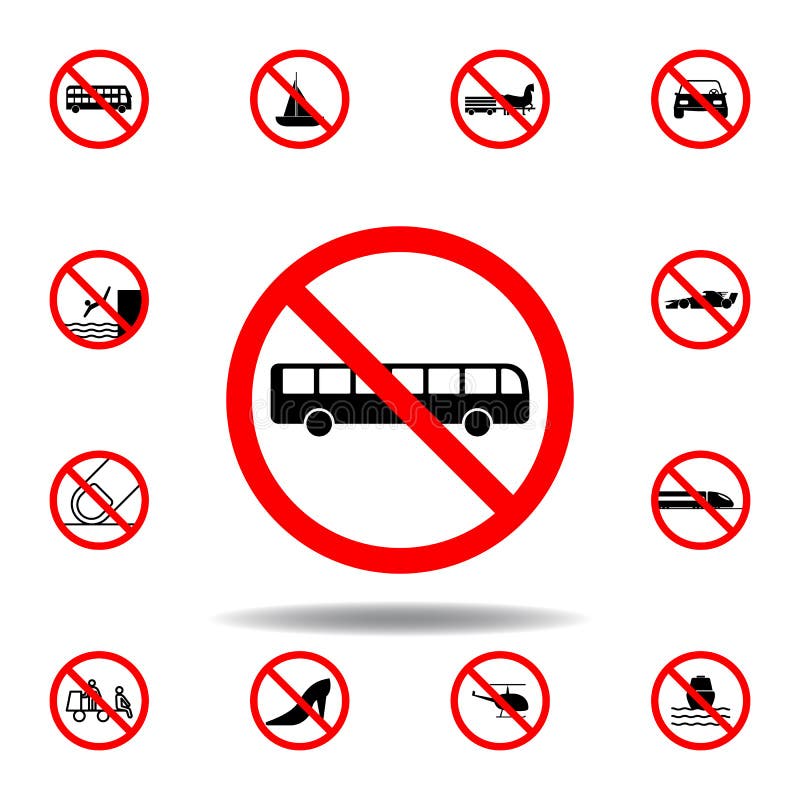No Bus Icon Stock Illustrations – 681 No Bus Icon Stock Illustrations ...