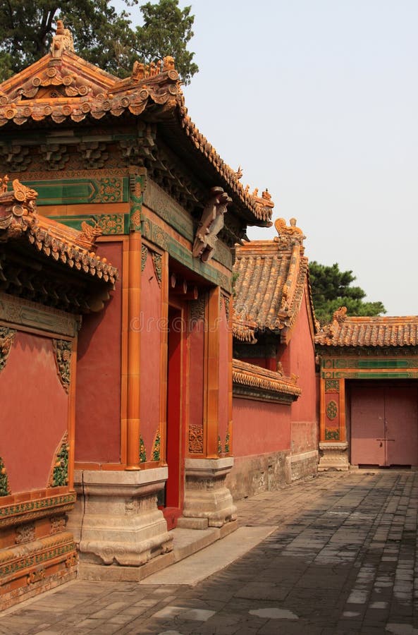 Forbidden City Imperial Palace Beijing China Stock Photo - Image of ...