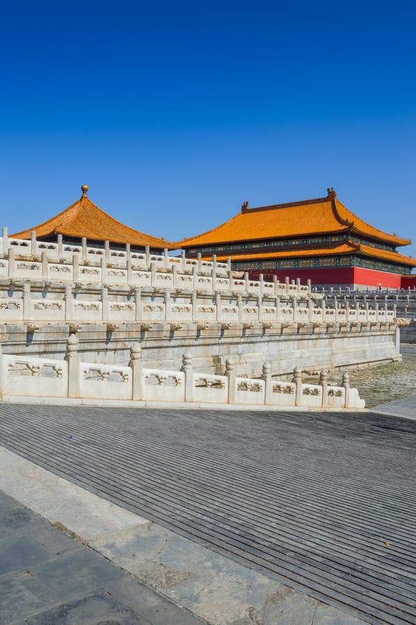 Forbidden city in Beijing editorial image. Image of gugong - 22339510