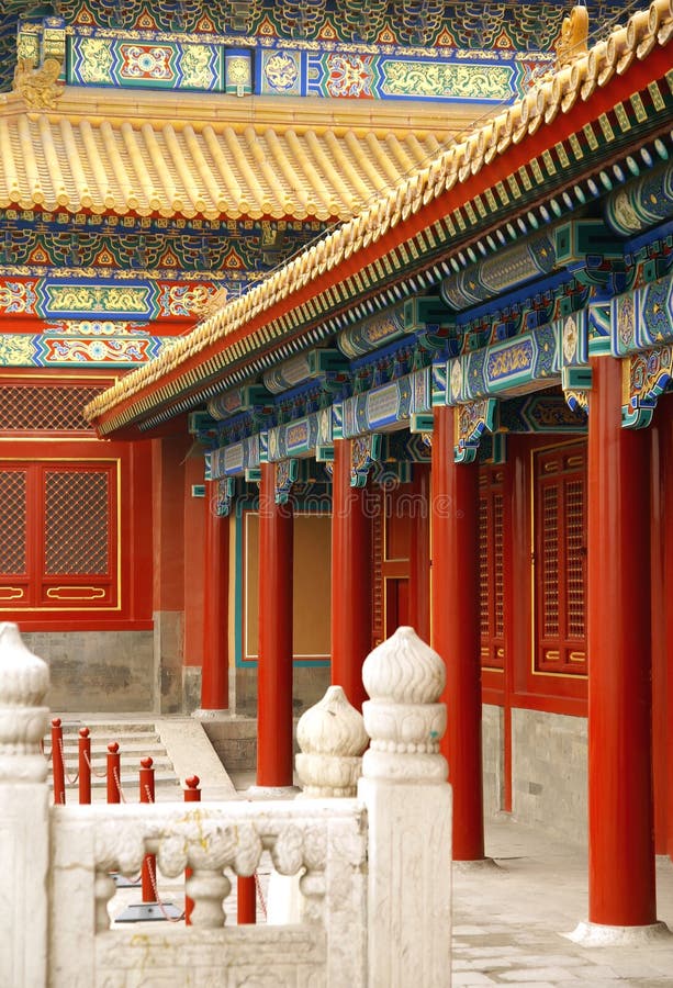 Forbidden City Imperial Palace Beijing China Stock Photo - Image of ...