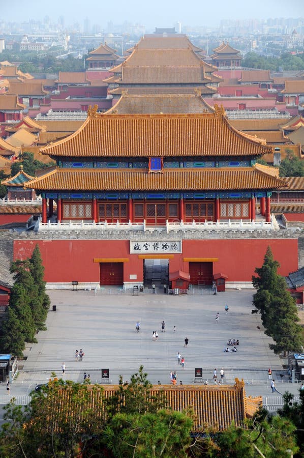 Forbidden city 2 stock photo. Image of overlook, royalty - 10679462