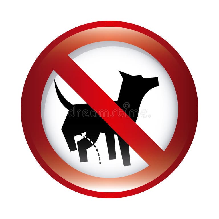 Forbidden dog design stock vector. Illustration of park - 45174288