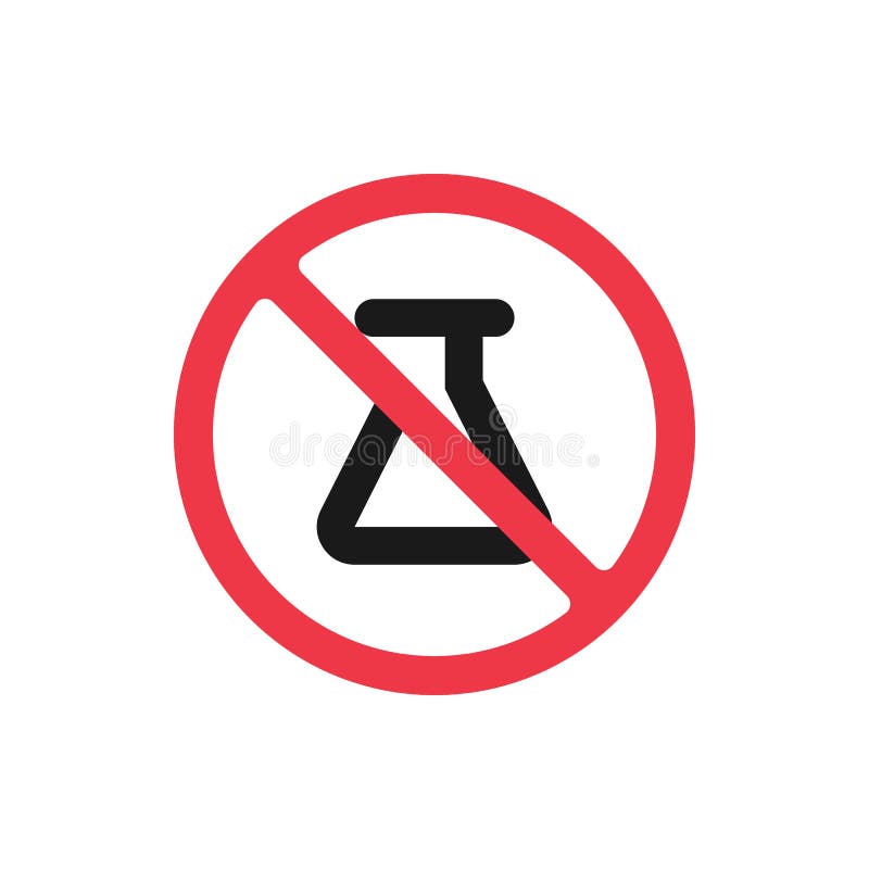 Experiment, Lab Symbol and Circle Outline, Icon Concept, Vector Logo ...