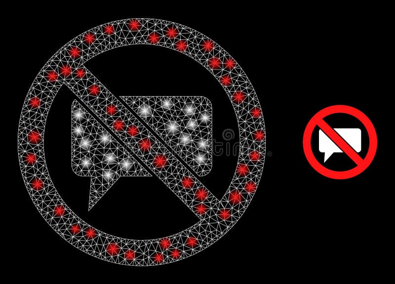 Opinion Warning Raster Icon Flat Illustration Stock Illustration ...