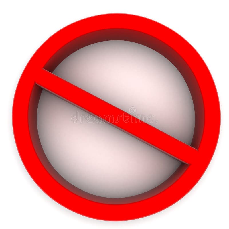 Forbidden Sign Picture. Image: 6822496