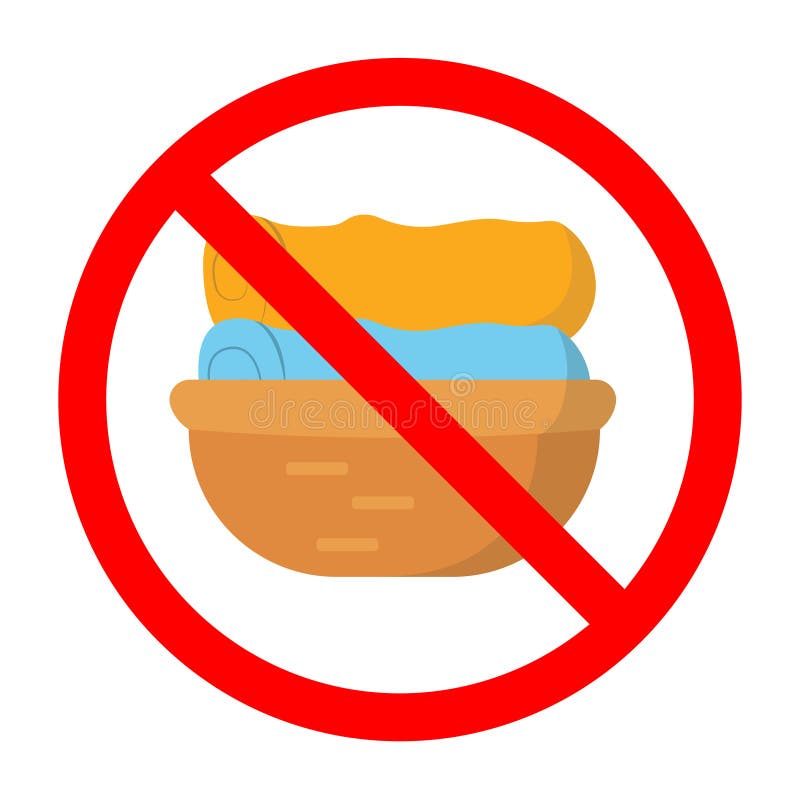 Laundry Basket Overflowing with Freshly Laundered Linens Stock ...