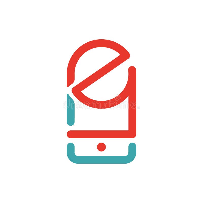 Forbidden Sign on Smartphone Touchscreen Vector Illustration. Stock ...