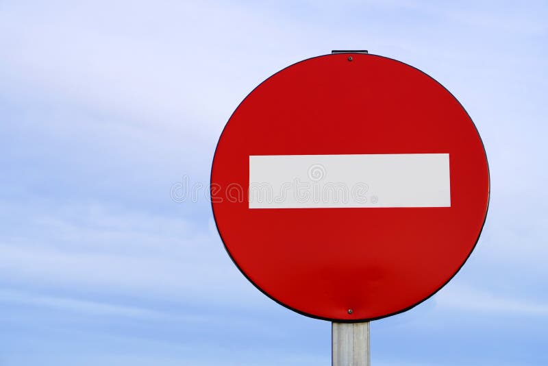 Forbidden Sign Soft Blue Sky Stock Photos - Free & Royalty-Free Stock ...