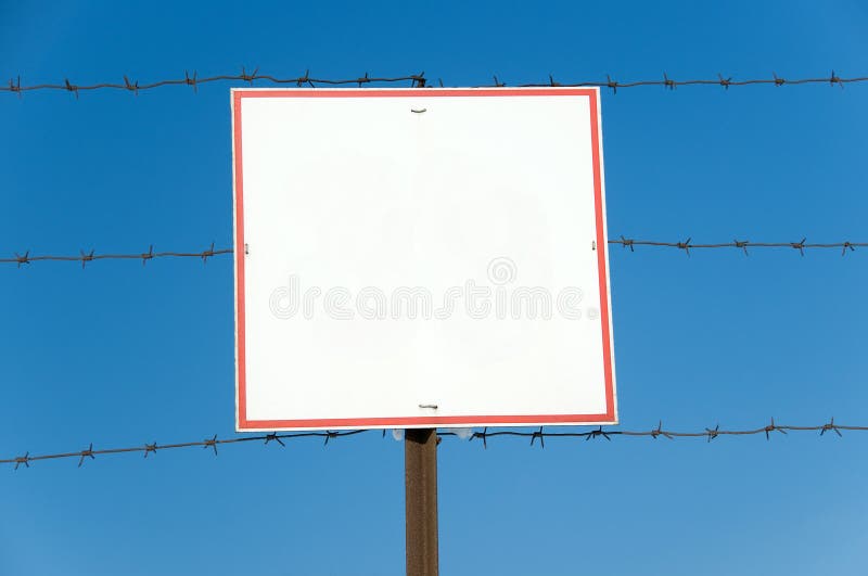 Forbidden signboard stock photo. Image of square, threat - 13203812