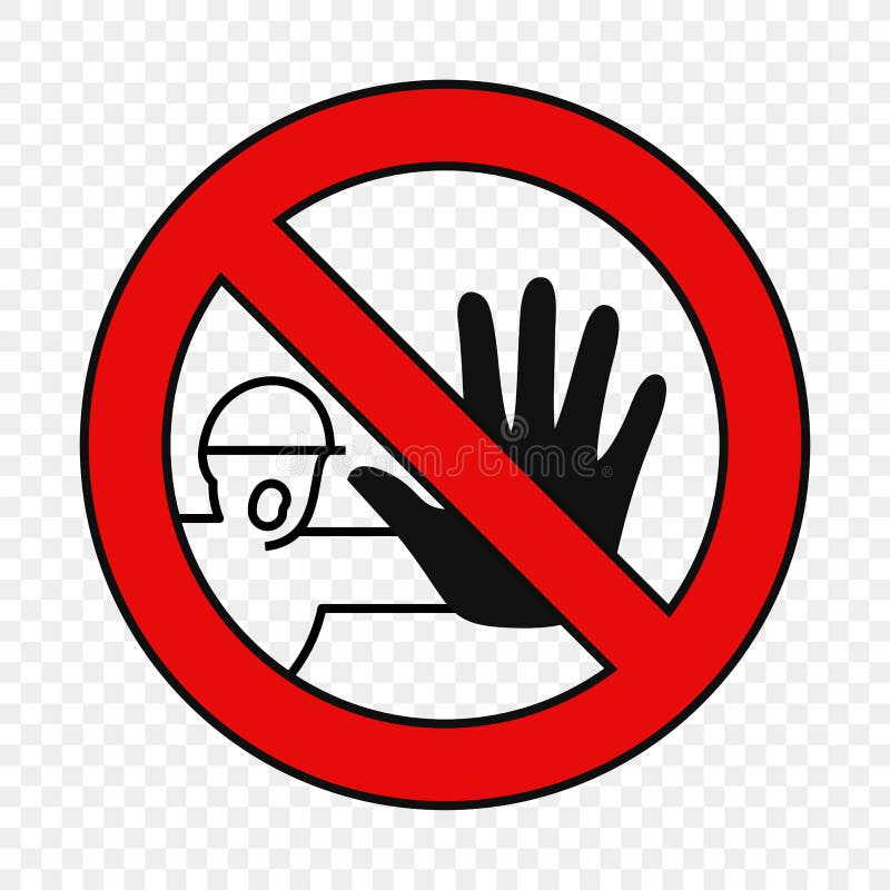 Stop Sign No Admittance Symbol Stock Vector - Illustration of ... Stop Sign No Admittance Symbol Stock Vector - Illustration of ...