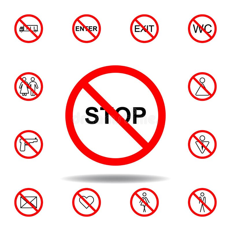 Logo Forbidden Stock Illustrations – 8,492 Logo Forbidden Stock ...