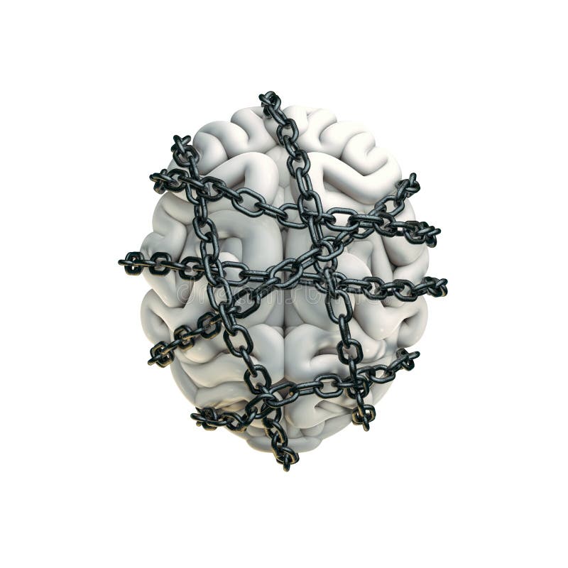 Chained Brain Stock Illustrations – 34 Chained Brain Stock ...