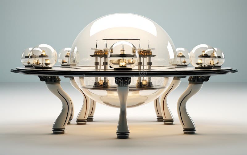 Force Ball Table on a Clear Background -Generative Ai Stock ...