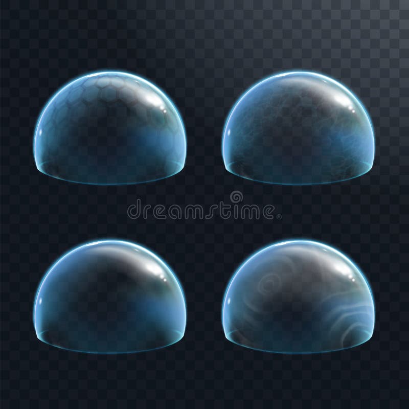 Force Field on Transparent Background Stock Vector - Illustration of ...