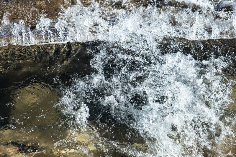Force of the Water Splashing Against the Rocks.water Splash Stock Photo ...