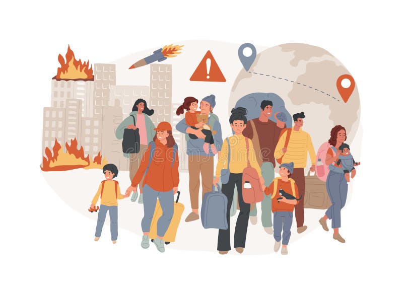 Displaced Persons Stock Illustrations – 190 Displaced Persons Stock ...