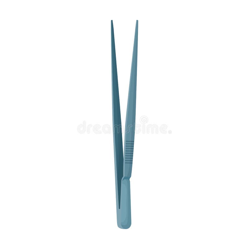 Steel Surgical Forceps Icon Isolated Stock Illustrations – 593 Steel ...