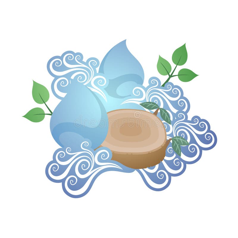 Forces of Nature stock vector. Illustration of earthfall - 11958061