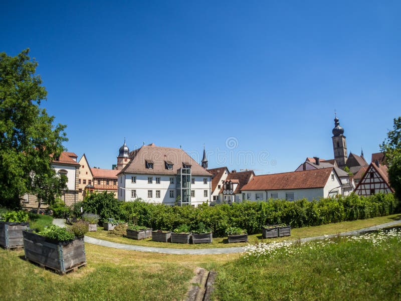 Forchheim city garden stock image. Image of landscape - 193718245