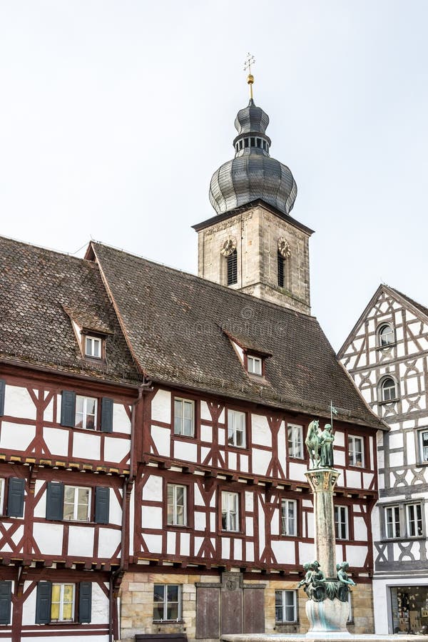 Forchheim histórico imagen de archivo. Imagen de ciudad - 40777639