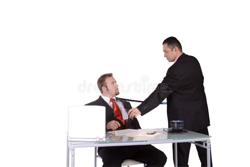 Forcing to sign a Contract stock image. Image of coffee - 13661673