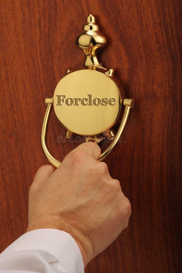 Forclose door knocker stock photo. Image of closeup, knocker - 19022950