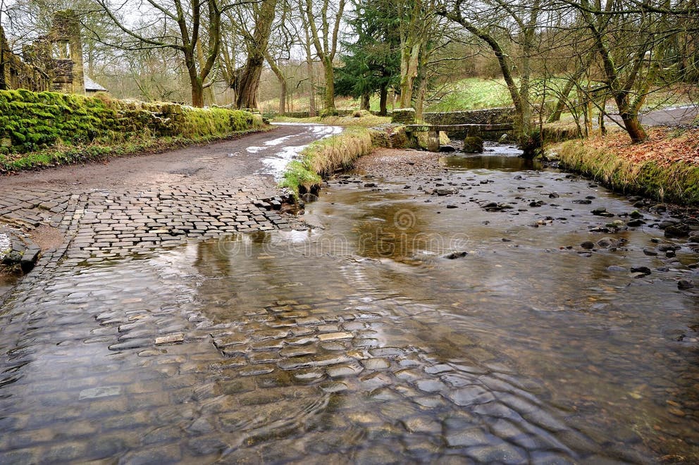 A Ford stock image. Image of crosing, crossing, footpath - 29509785