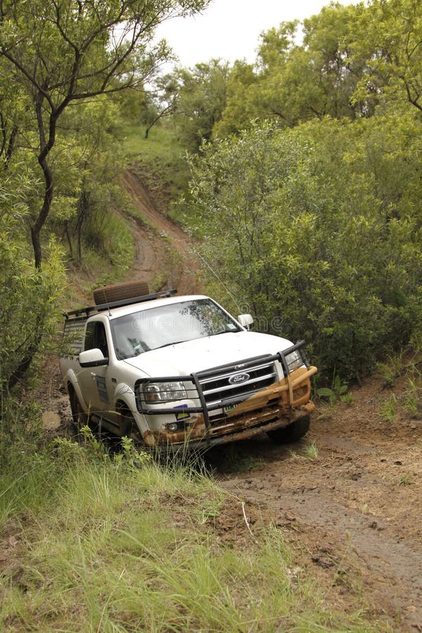 Ford Blanco XLT Supercab 3.0L TDCi Imagen de archivo editorial - Imagen ...