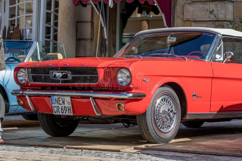 Ford Classic Sporty Convertible of the 60s Editorial Photo - Image of ...