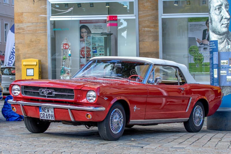 Ford Classic Sporty Convertible of the 60s Editorial Stock Image ...