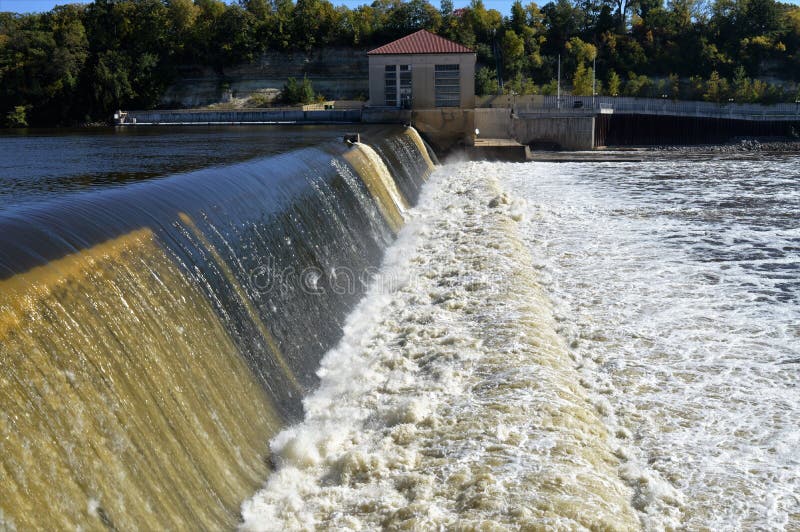 Ford Dam imagen de archivo. Imagen de modelo, fluir, bloqueo - 80150261
