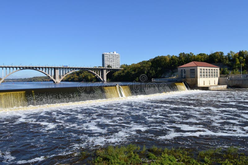 Ford Dam stock image. Image of arches, curious, natural - 80101599