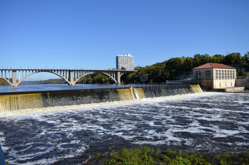 Ford Dam stock photo. Image of pattern, landmark, arches - 80105630