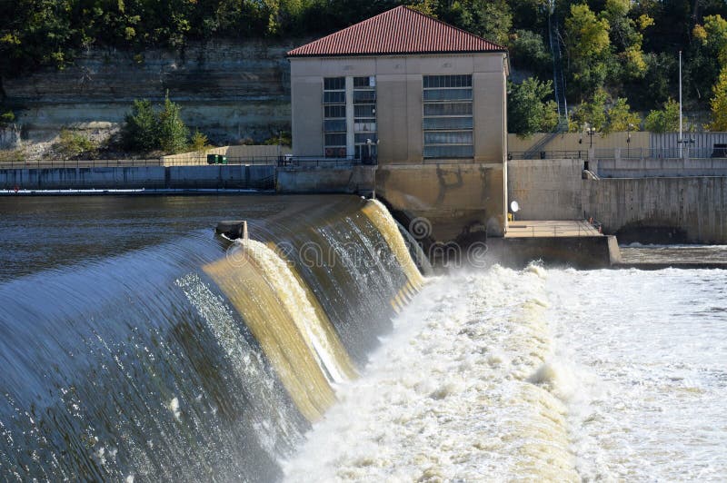 Ford Dam stock image. Image of blue, mississippi, detail - 80137839