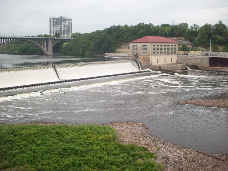 Ford Dam in Minnesota stock image. Image of details, pattern - 58829935