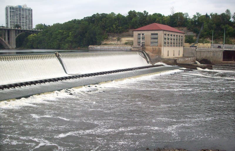 Ford Dam in Minnesota stock photo. Image of background - 58865330