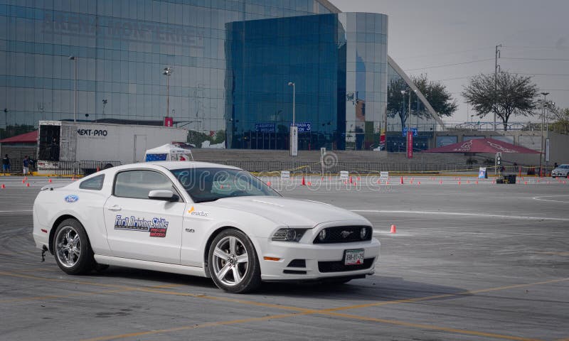 Ford Driving Skills Demo editorial photo. Image of monterrey - 50792121