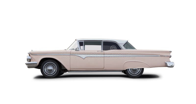 Ford Edsel. stock image. Image of status, white, edsel - 29812869