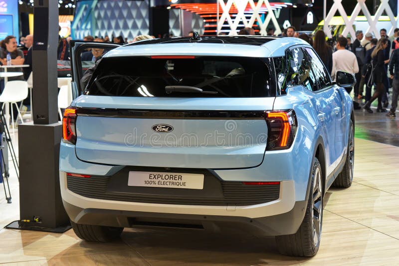Ford Explorer EV - 90th MONDIAL DE L’AUTO 2024 Editorial Stock Photo ...